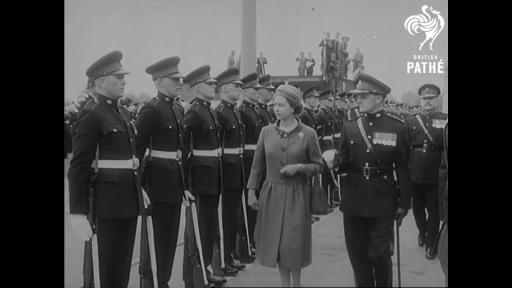 Thousands 'throng the streets' as Queen Elizabeth II visits the East ...