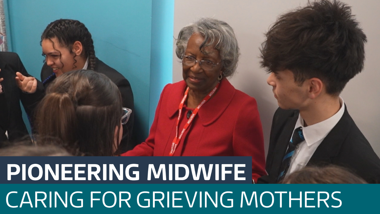 First black midwife in Leicester honoured for work in care of women ...