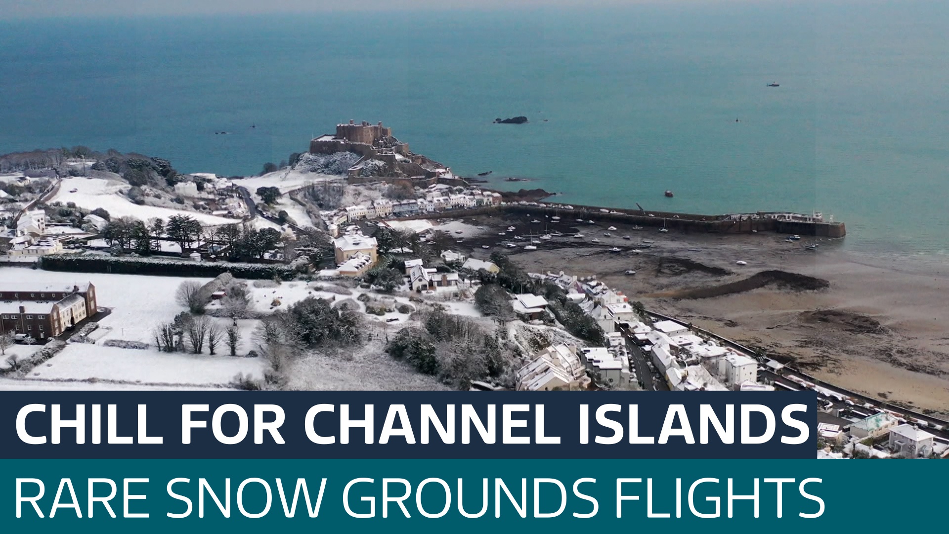 The Channel Islands sees rare snow as flights are cancelled and schools ...