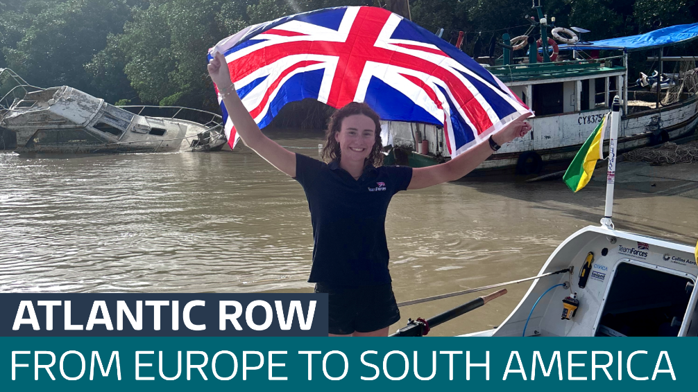 Student believed to be first woman and youngest person to solo row ...