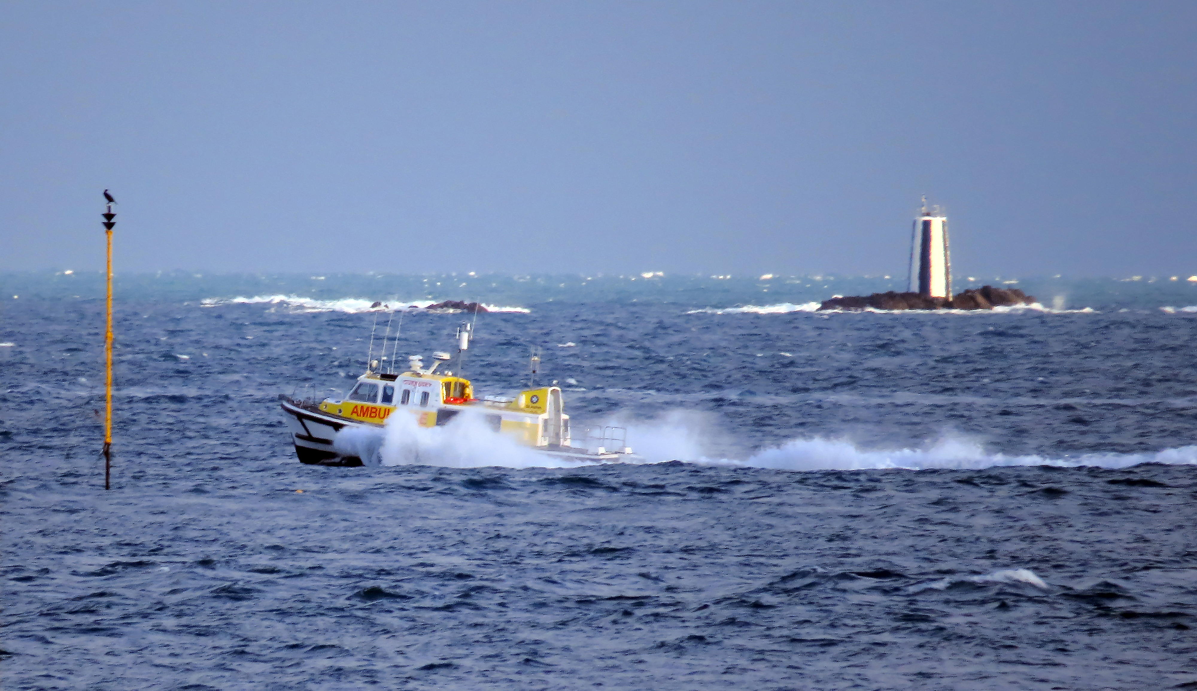 Guernsey's marine ambulance service response to calls in Alderney and ...