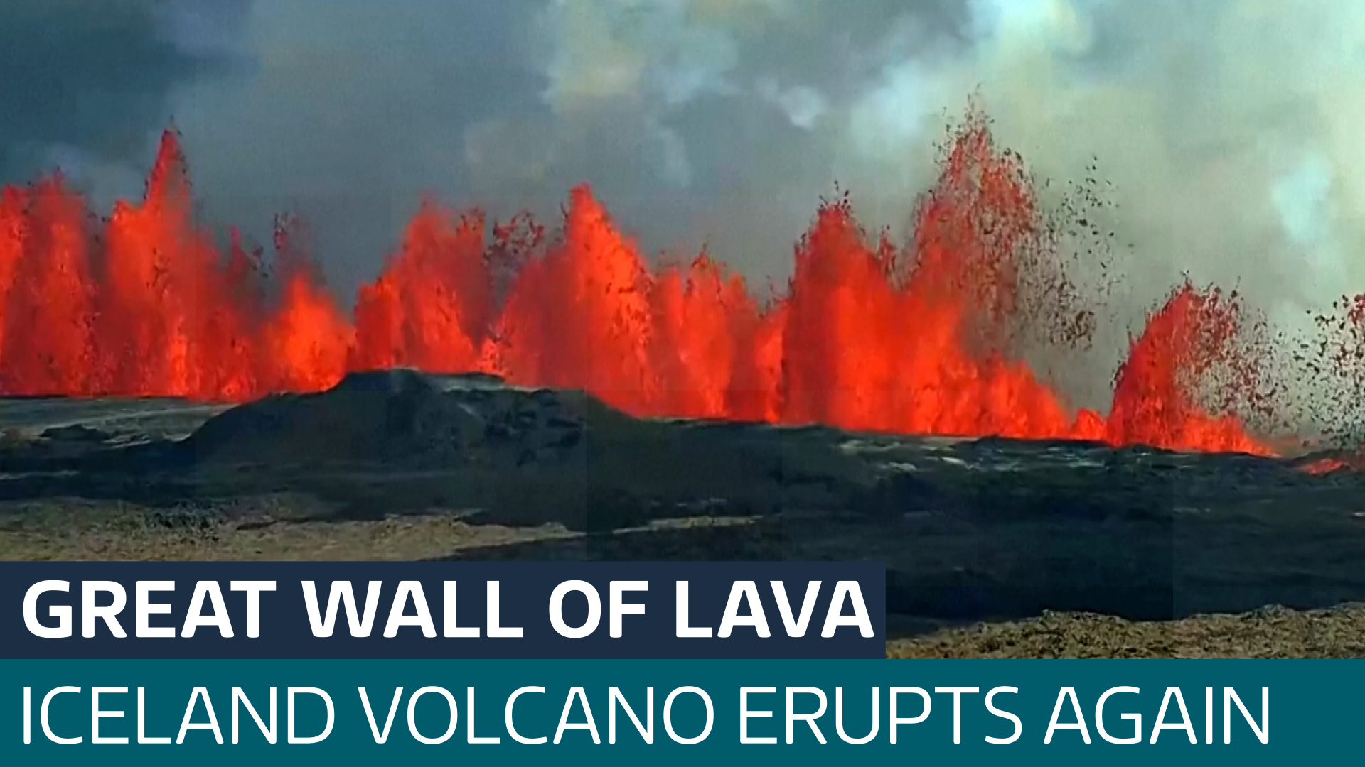 Iceland volcano erupts again shooting lava '50 metres' into the air ...
