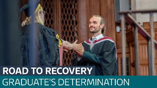 Man overcomes injuries to graduate as a doctor - Latest From ITV News