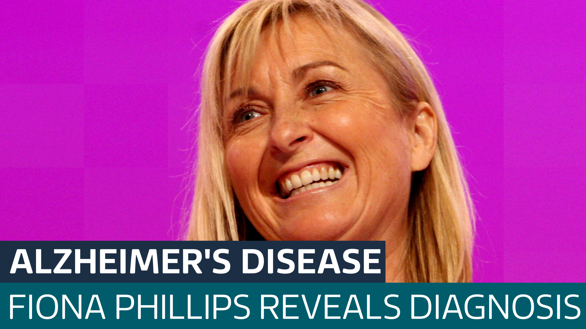 TV presenter Fiona Phillips reveals she has Alzheimer's at age of 62 ...