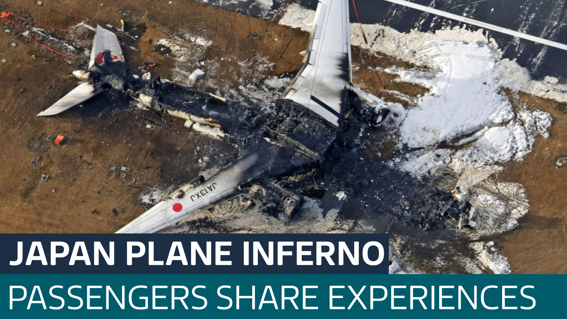 Passengers onboard the burning Japan Airlines plane speak about the ...