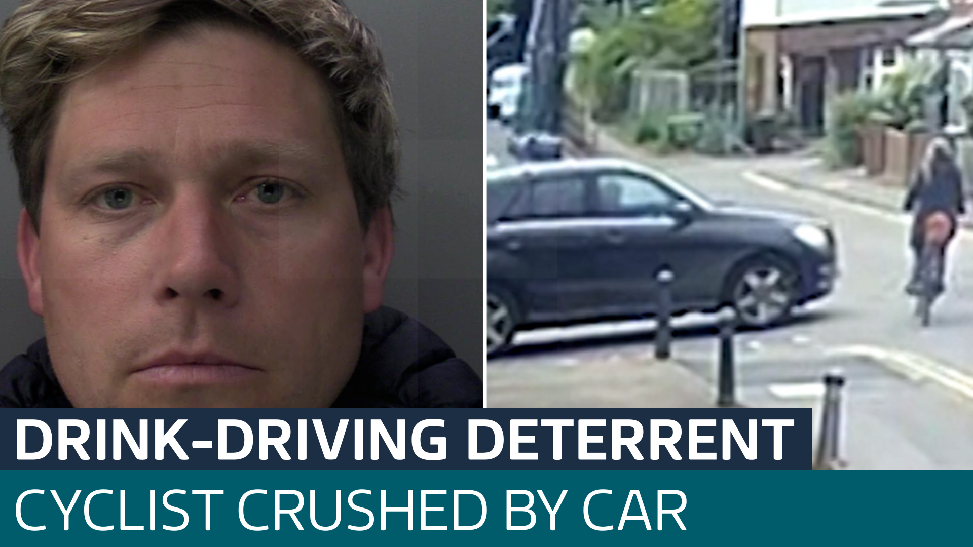 The moment a drunk driver four times over legal limit crushes cyclist ...