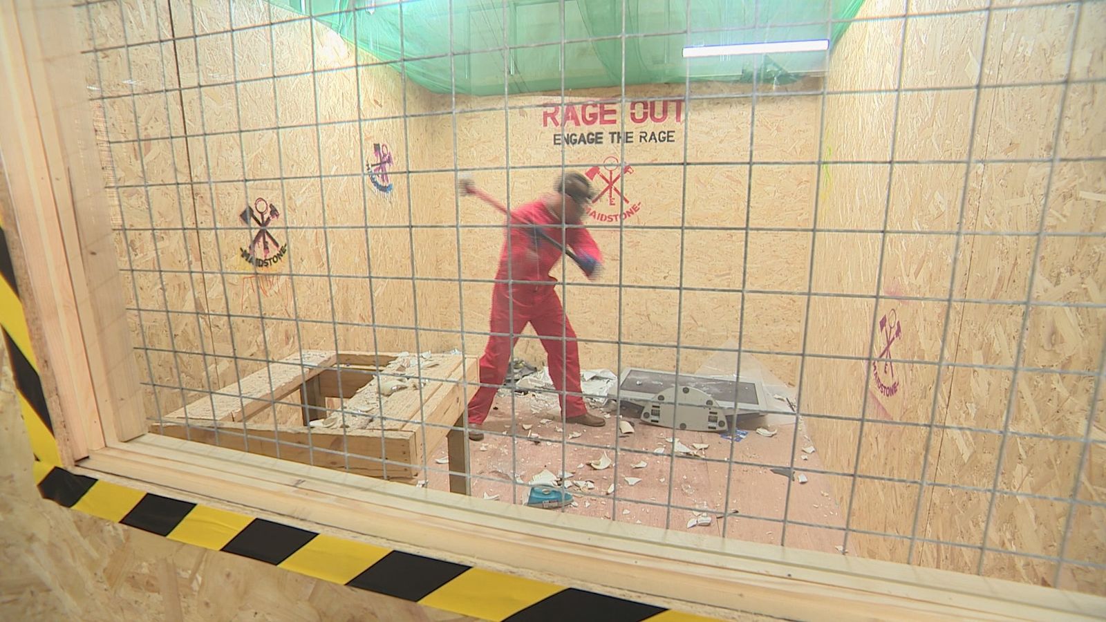 First Rage Room Opens In Kent Where People Can blow Off Steam And Pay To Smash Up Items ITV first-rage-room-opens-in-kent-where-people-can-blow-off-steam-and-pay-to-smash-up-items-itv