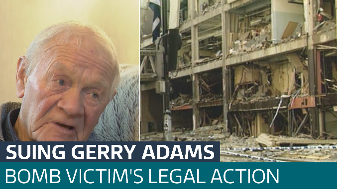 IRA bombing victim sues Gerry Adams - Latest From ITV News