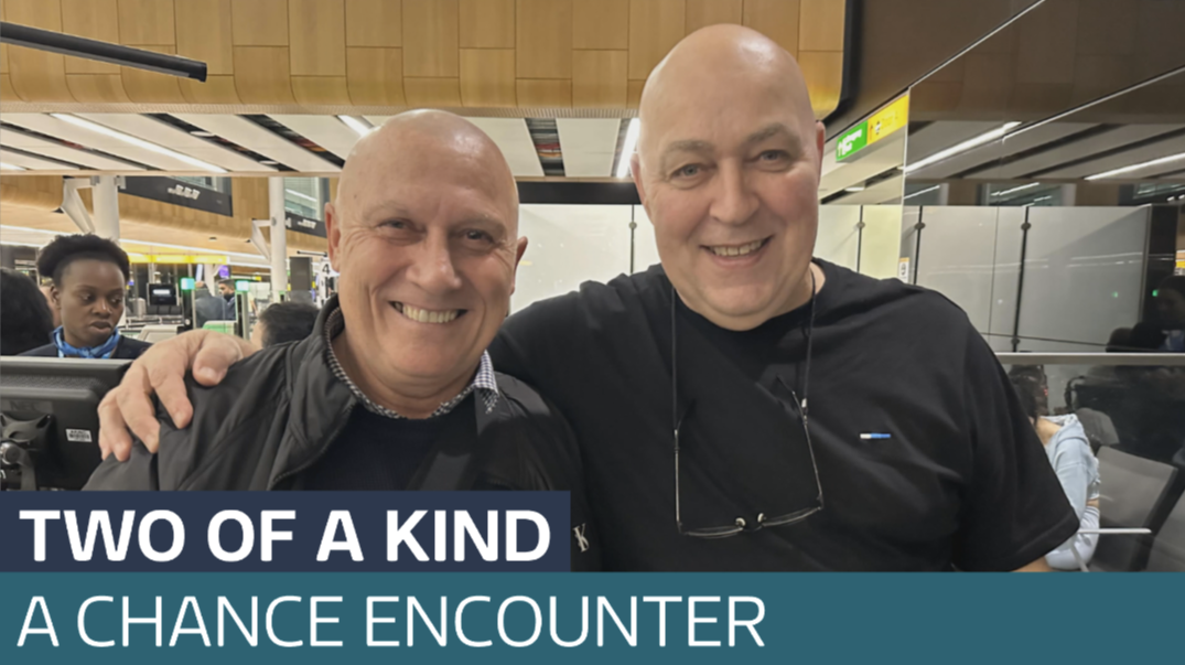 West Country man meets doppelganger on plane only to discover they ...