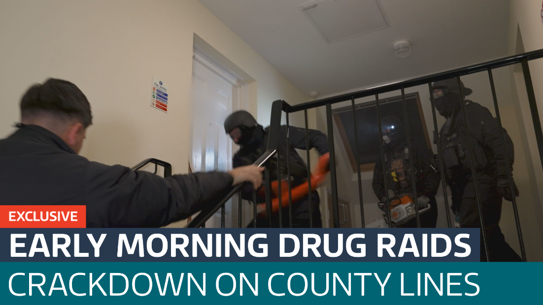 Inside a pre-drawn police raid as cops launch county lines drug ...