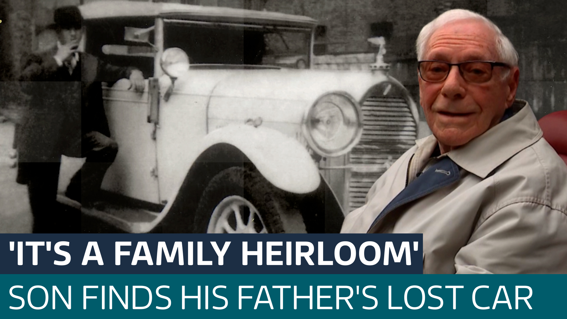94-year-old restores father's classic car after finding it on an ...