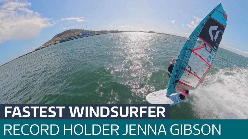 Meet the fastest female windsurfer in the world who honed her skills in ...