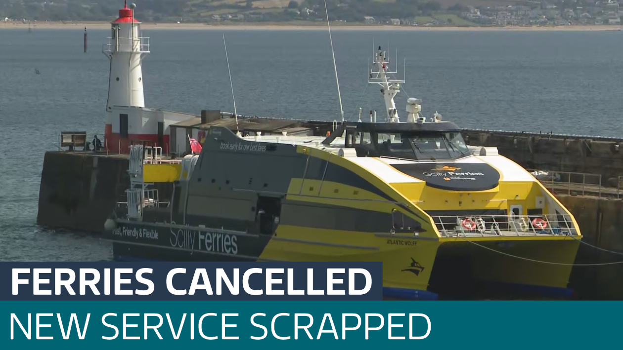 New ferry service to Isles of Scilly scrapped before its first crossing ...