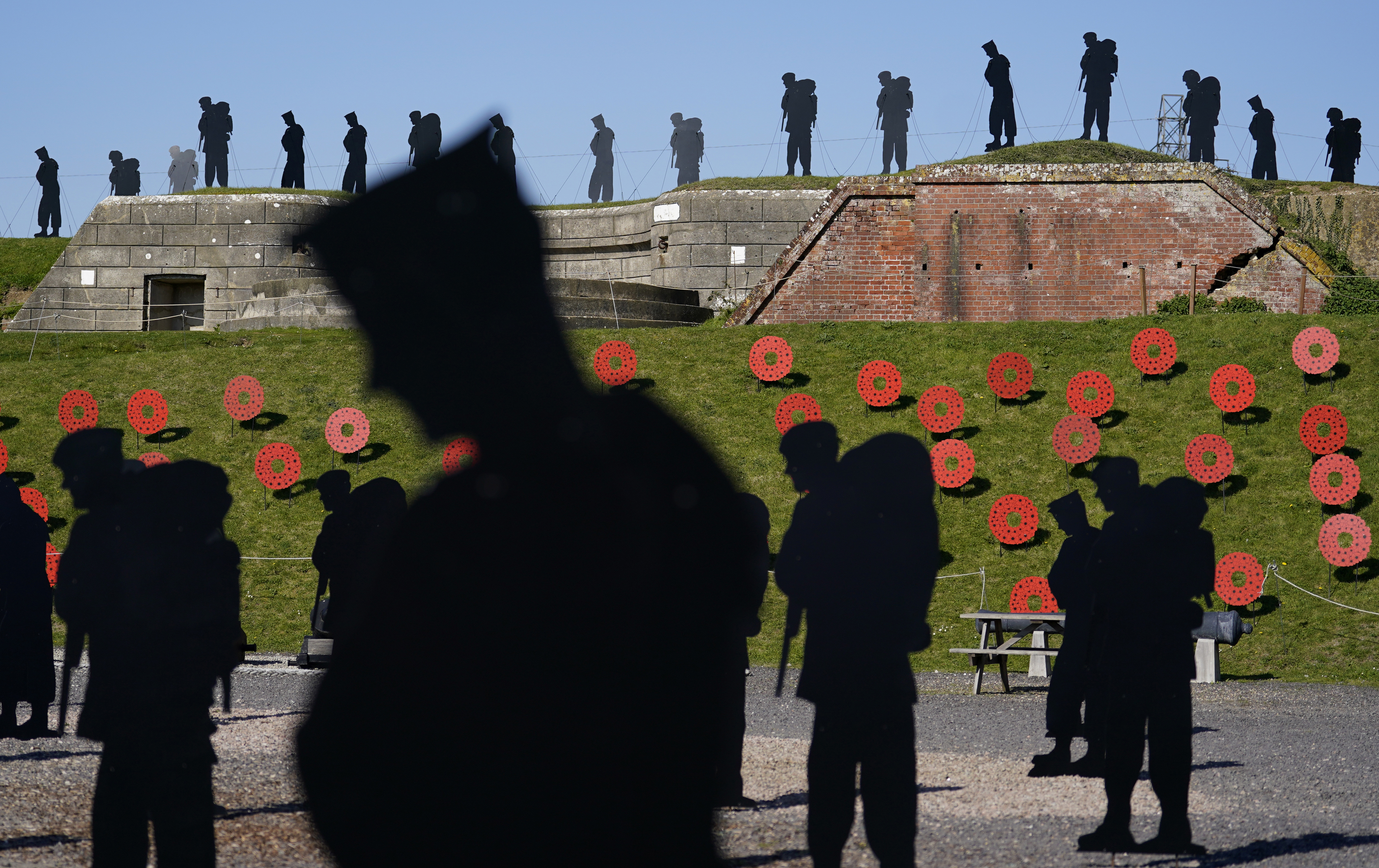 Giant silhouettes of D-Day fallen travel from Oxfordshire to Normandy ...