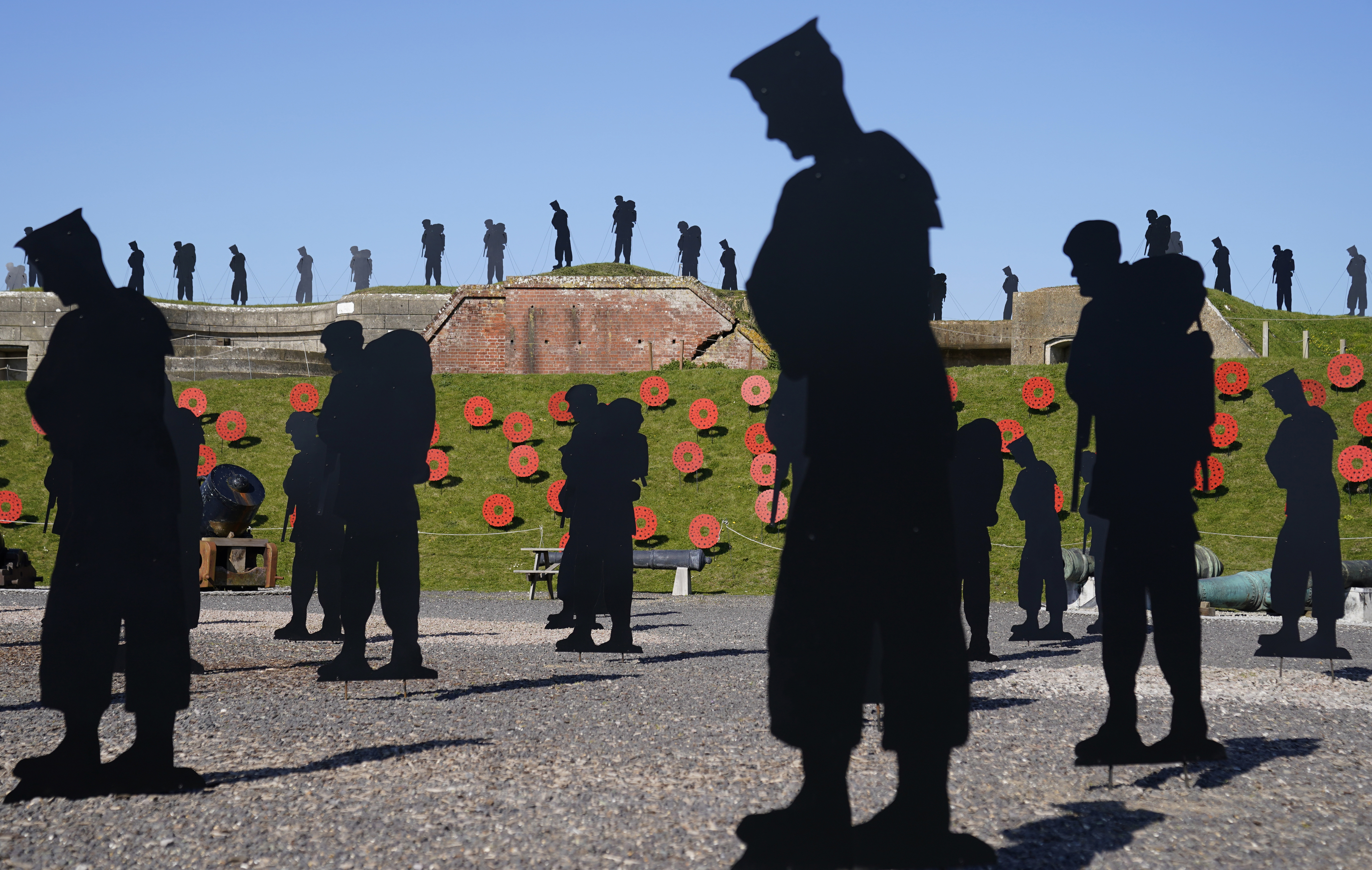 Veterans emotional as Falklands art installation unveiled at Fort ...