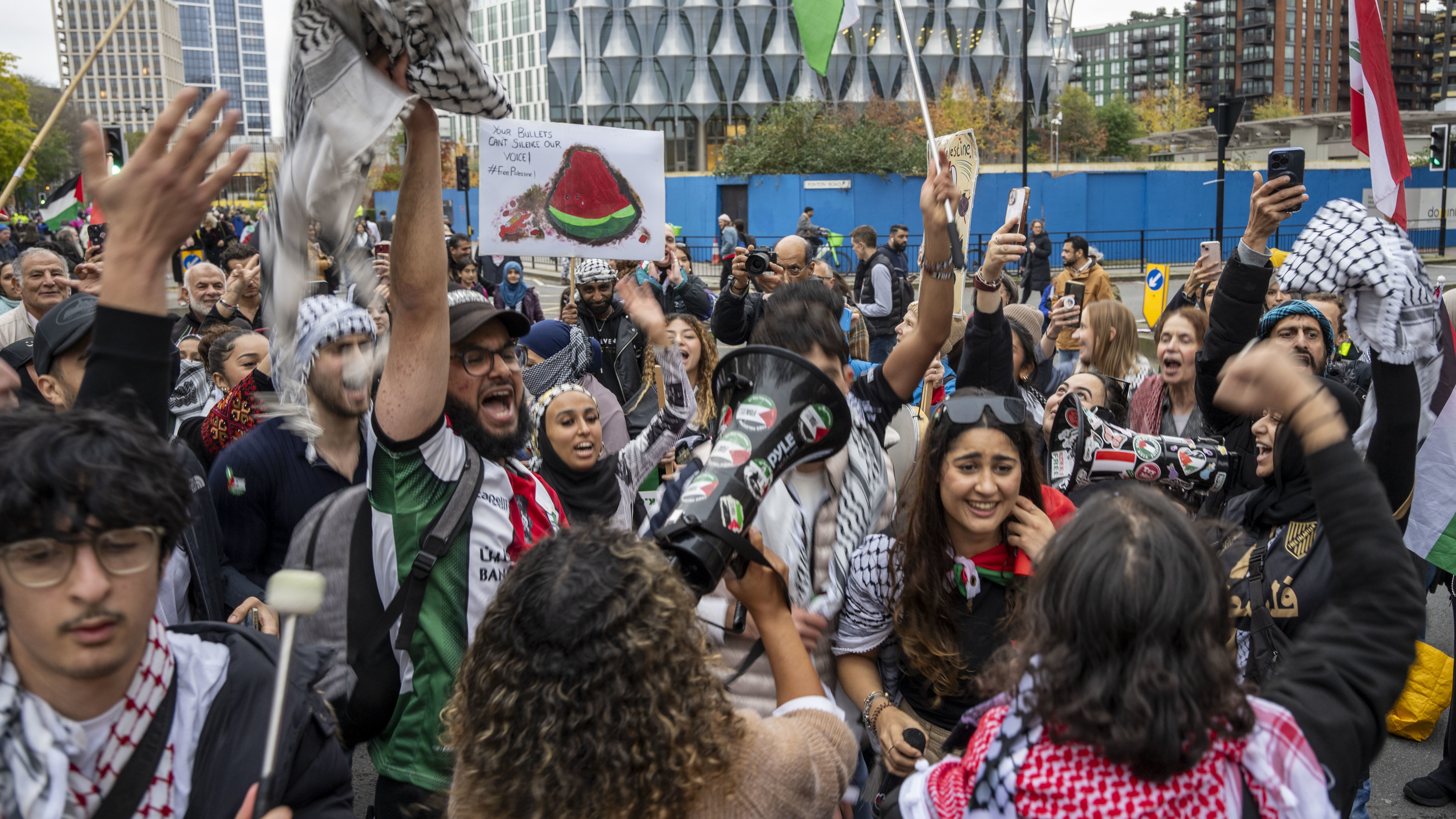 demonstrations today uk