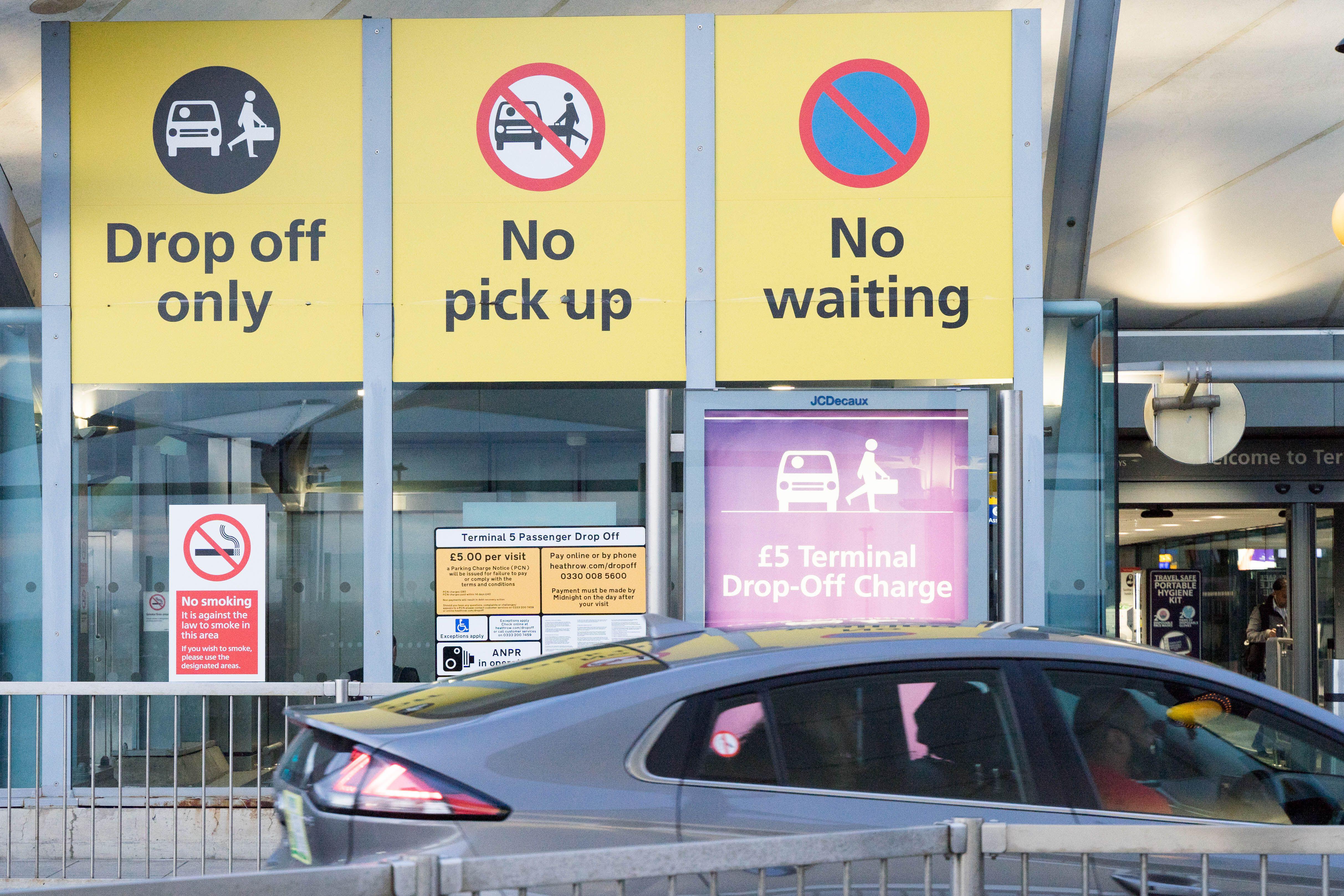 Passenger drop-off fees increased at more than a third of UK airports ...