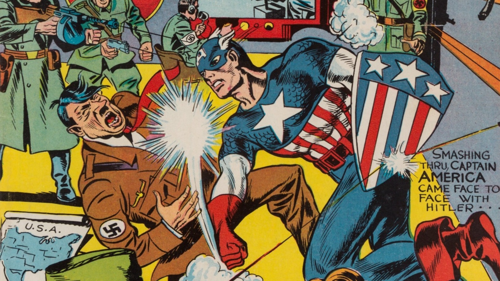 Near-mint condition of first Captain America Comic sells for over £2.3 ...
