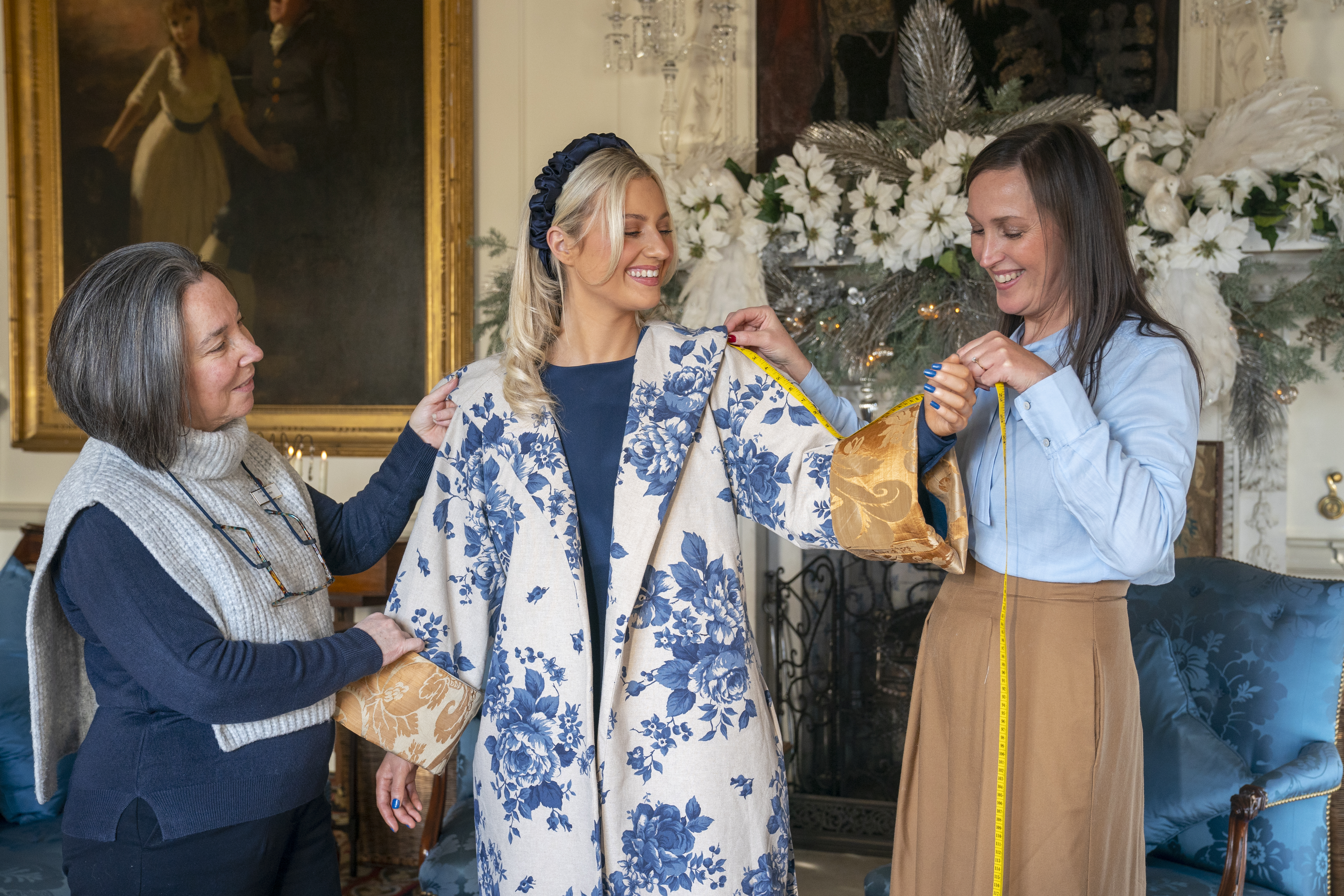 Buckingham Palace curtains recycled into kimonos in sustainable fashion ...