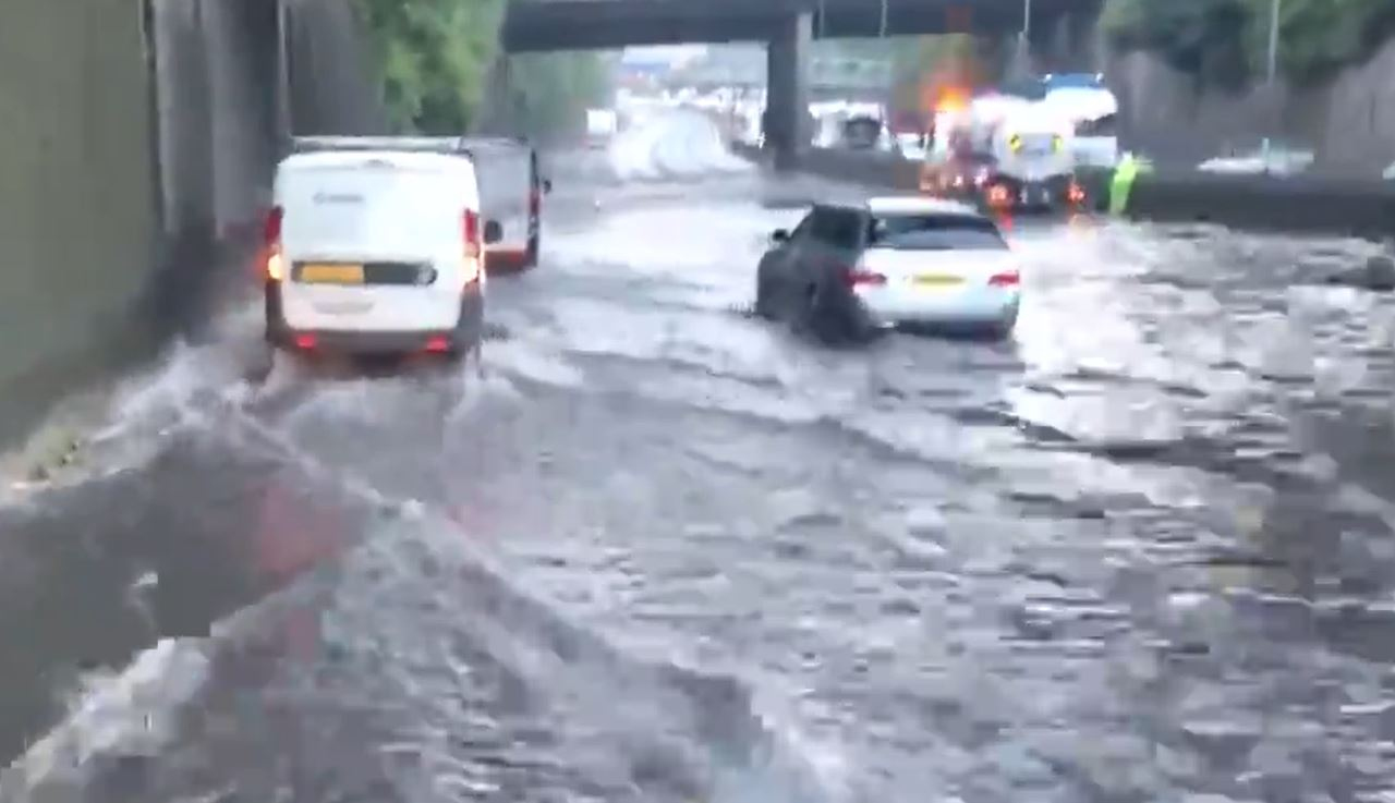 Severe storms cause disruption as weather warnings remain in place ...