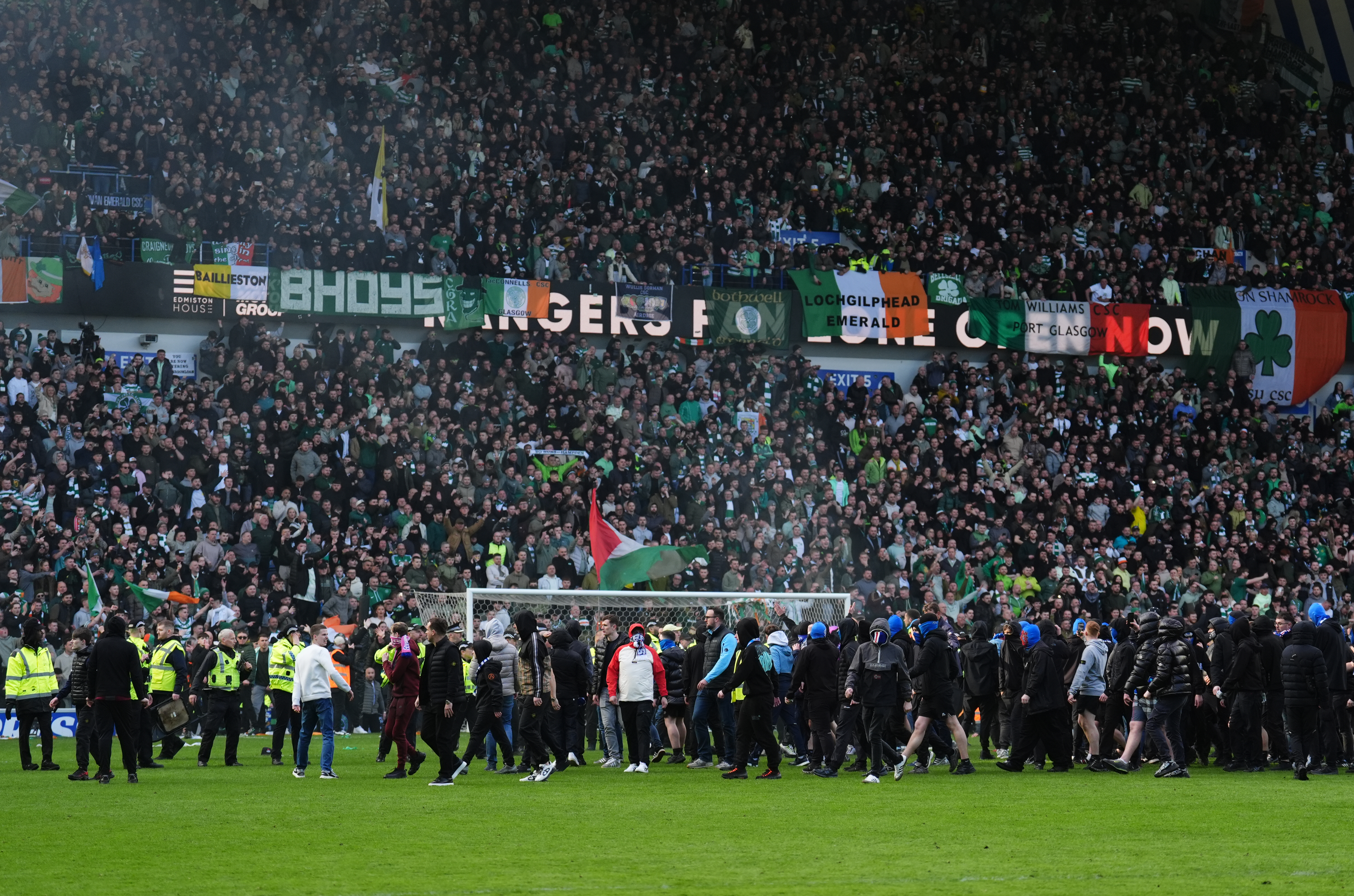 Two more charged following Old Firm disorder | ITV News