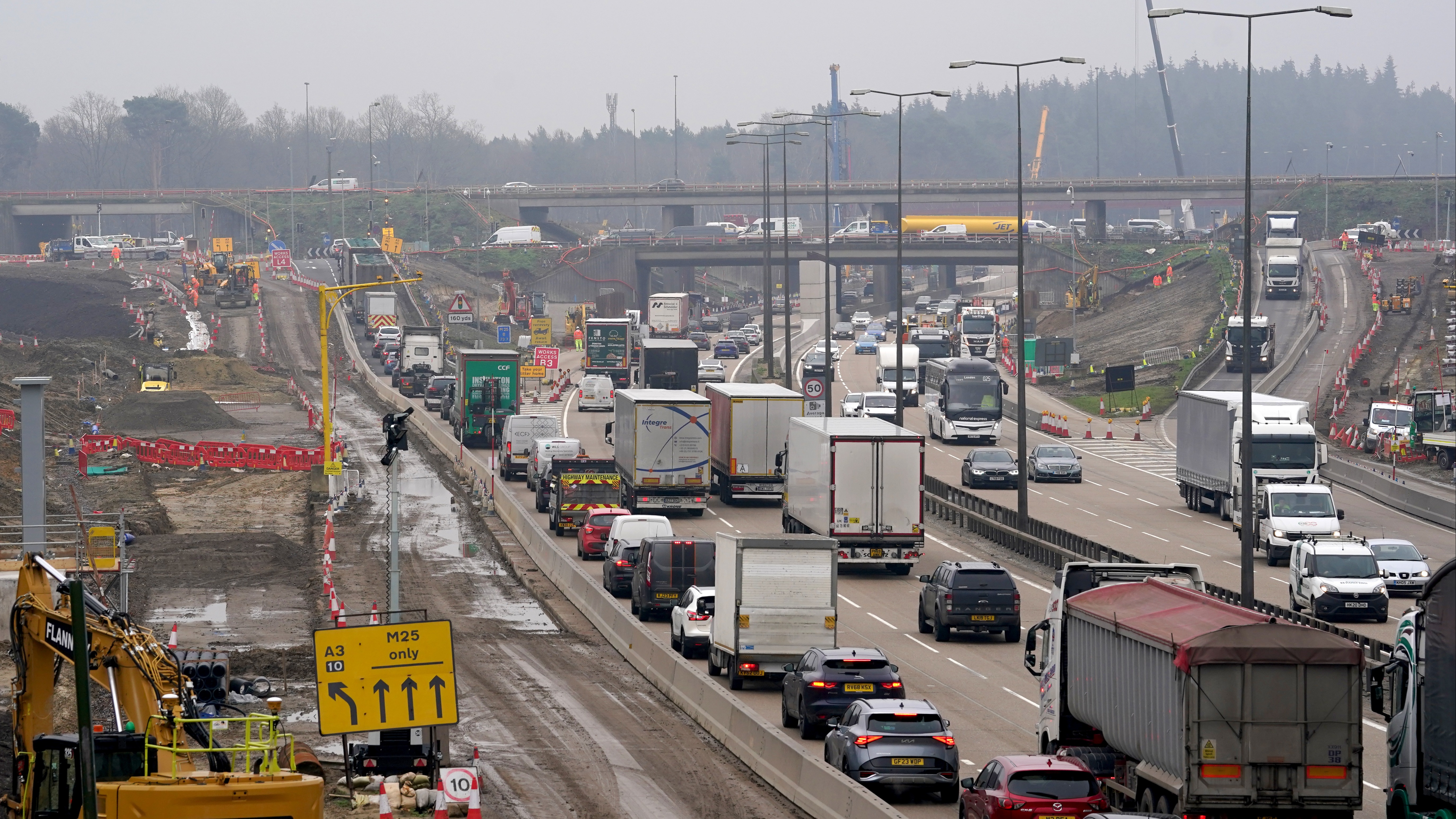 First daytime closure of stretch of M25 ‘going to be a nightmare ...