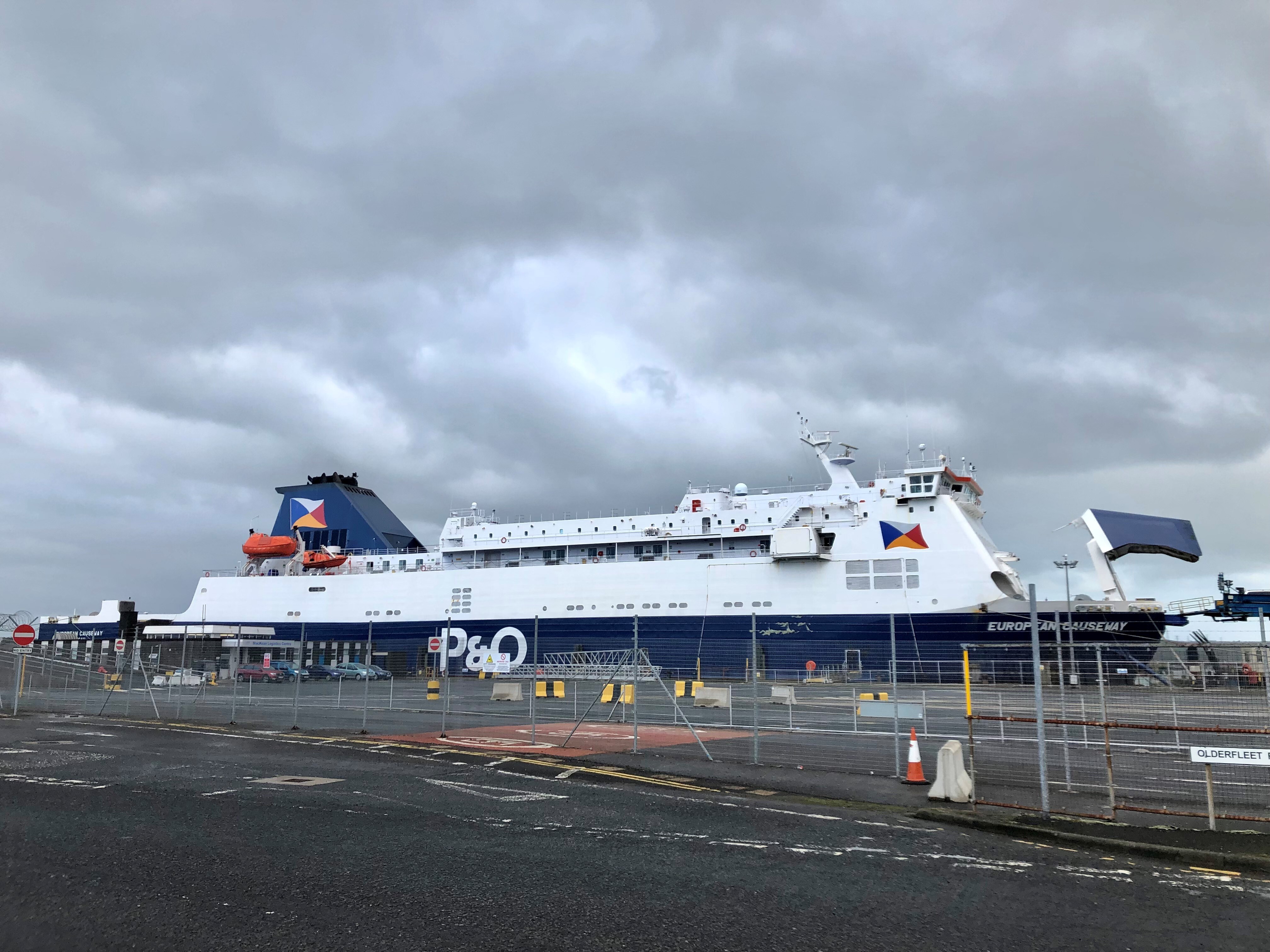 P&O ferry detained at Larne Port over safety concerns | UTV | ITV News