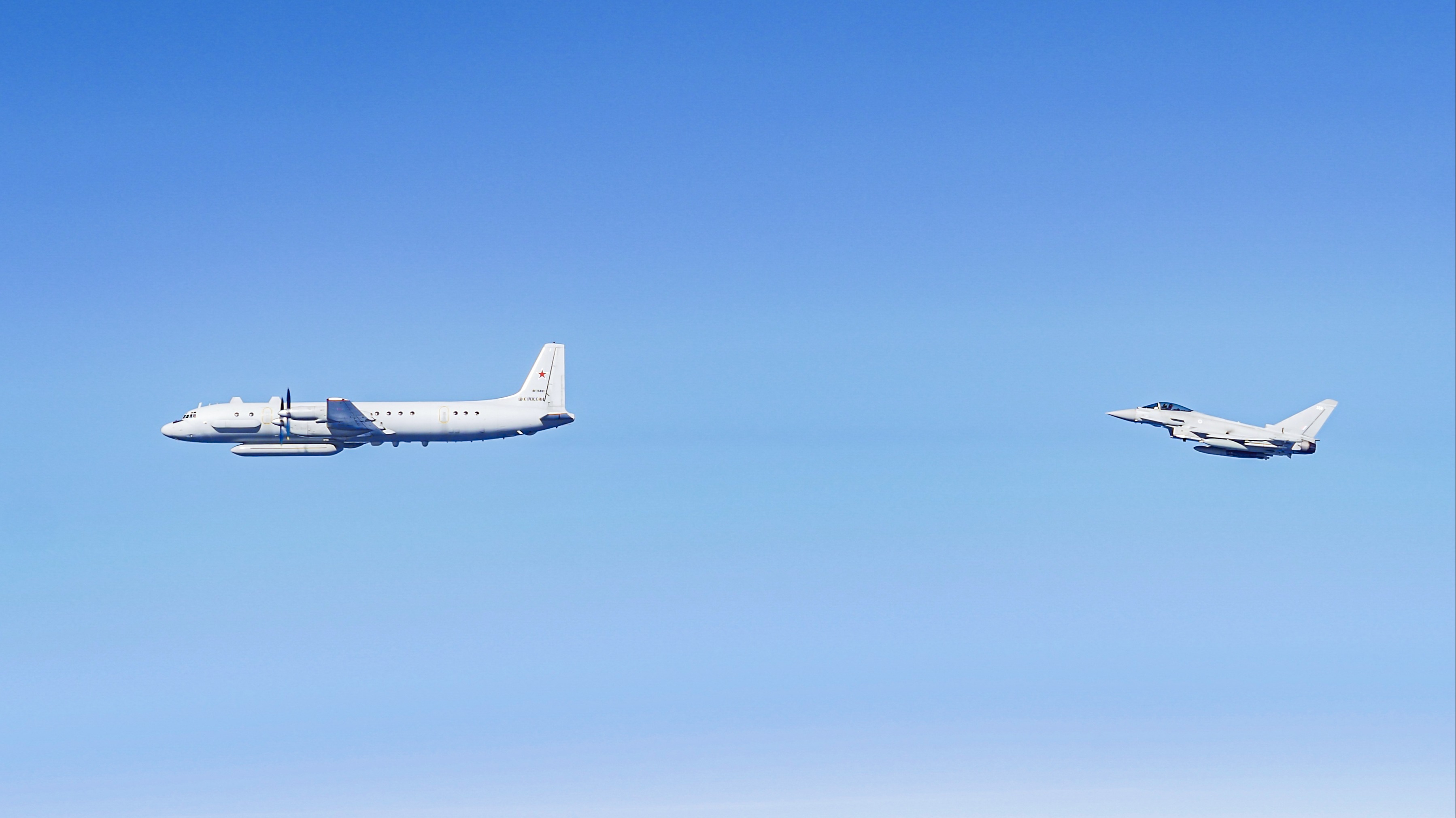 RAF intercepts Russian jets and spyplane flying near Nato airspace ...
