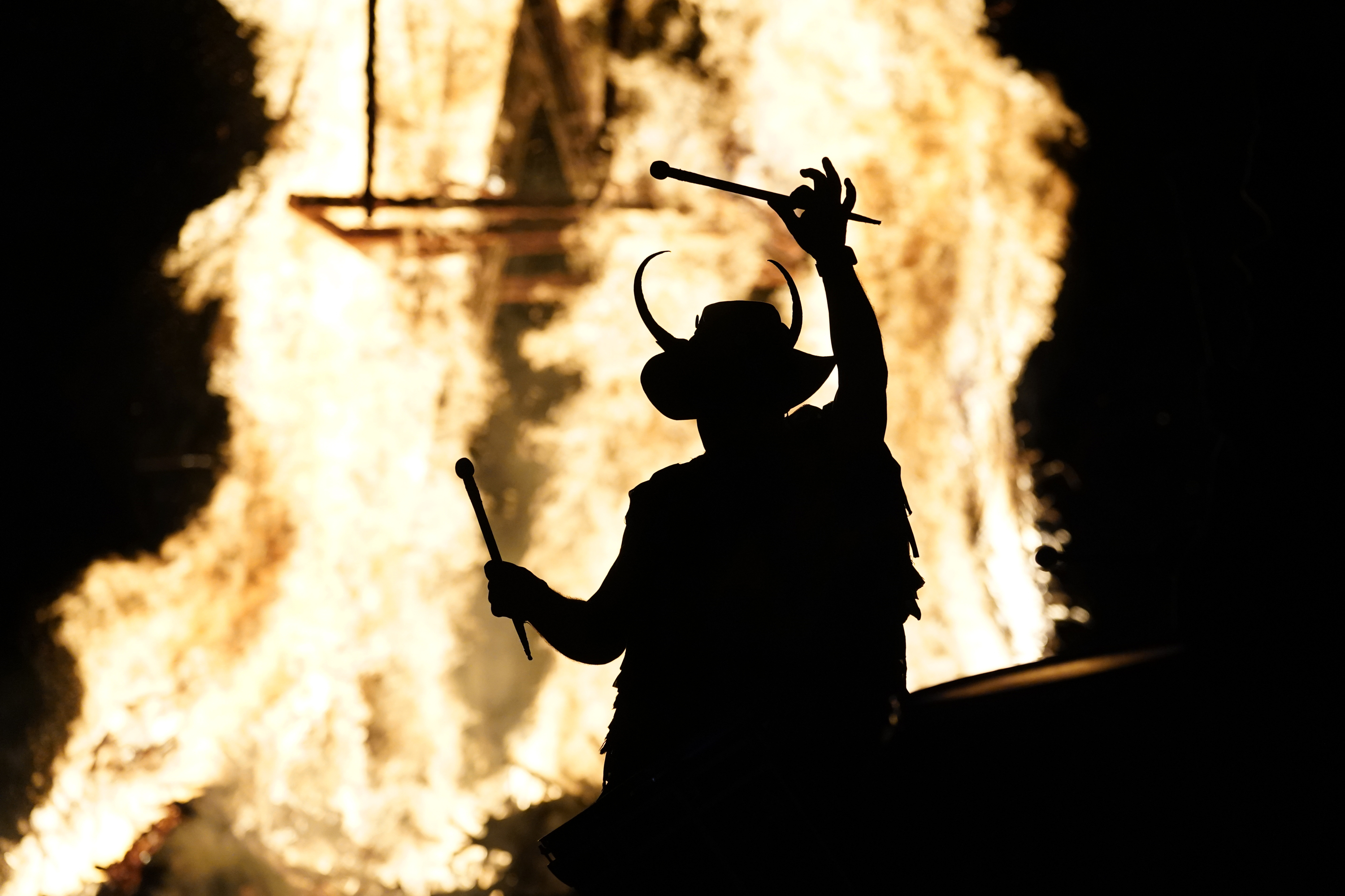 In Pictures: Beltane festival in Hampshire celebrated with burning of ...