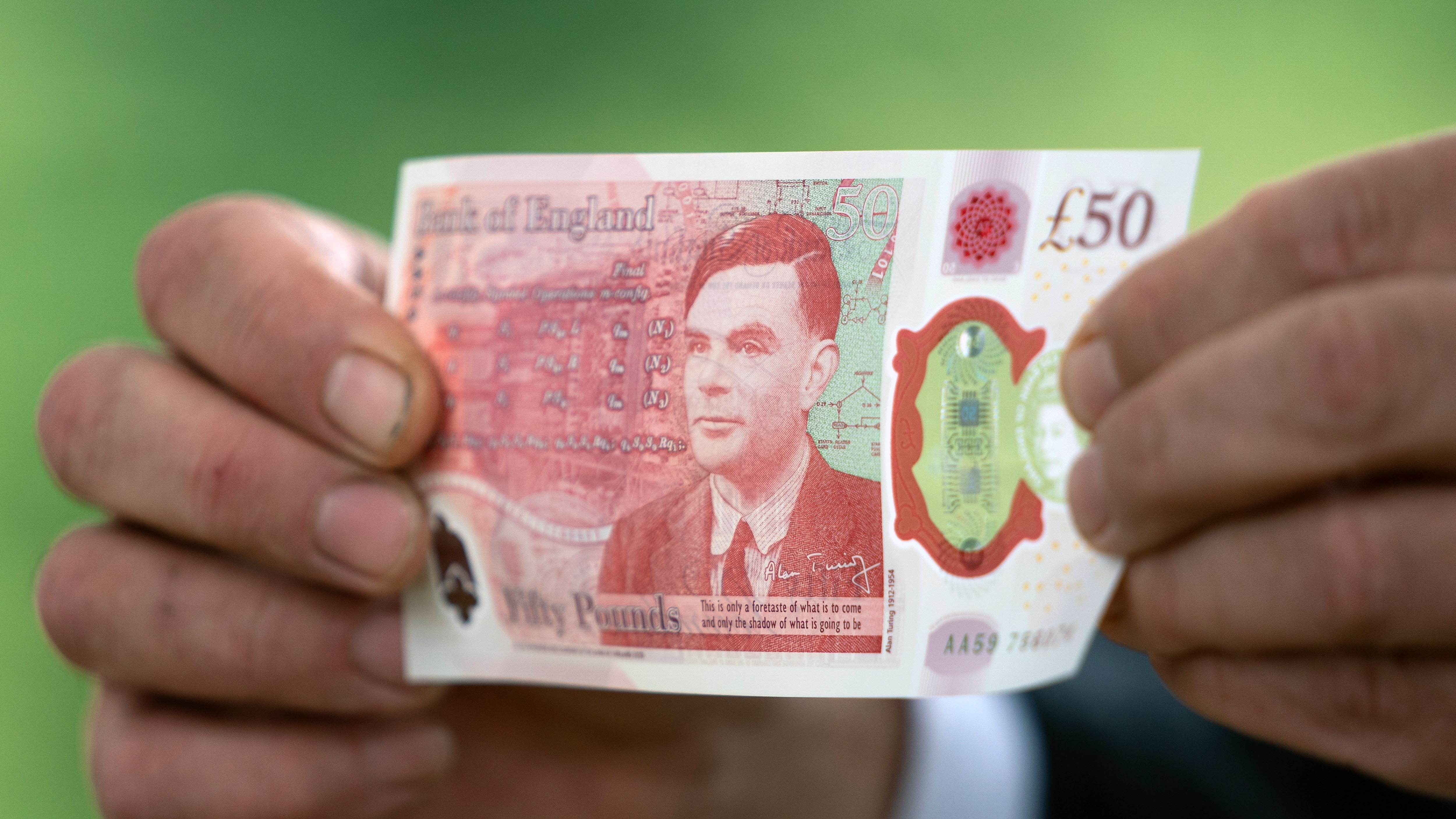Alan Turing: £50 banknote featuring World War II codebreaker enters ...