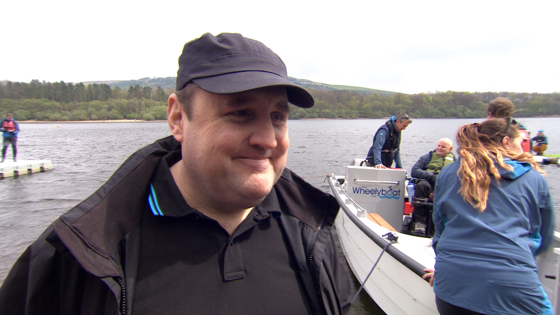 Bolton Comedian Peter Kay cuts the ribbon of new accessible boat in ...