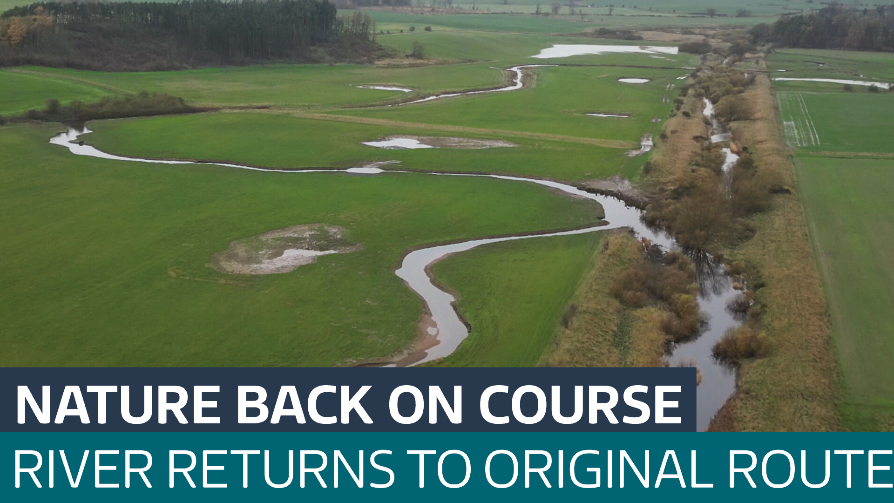 Centuries old maps used to recreate exact path River Breamish once ...