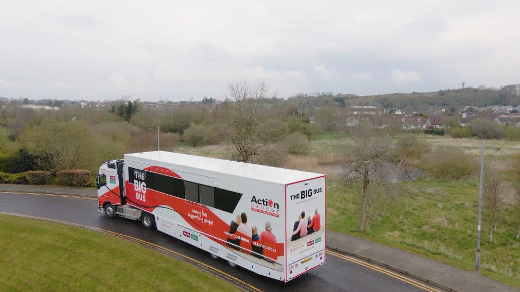 Action Cancer launch 'new and improved' Big Bus | UTV | ITV News
