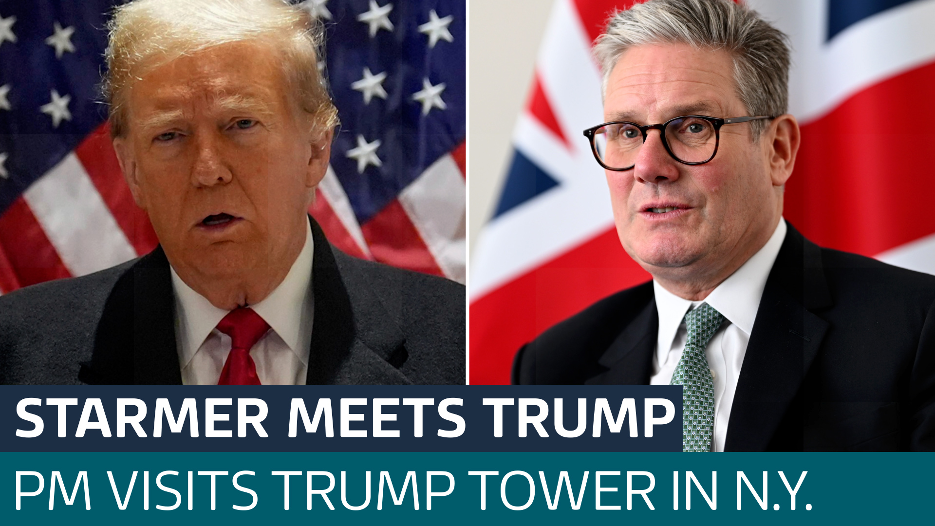 Sir Keir Starmer meets Donald Trump at Trump Tower in New York - Latest ...