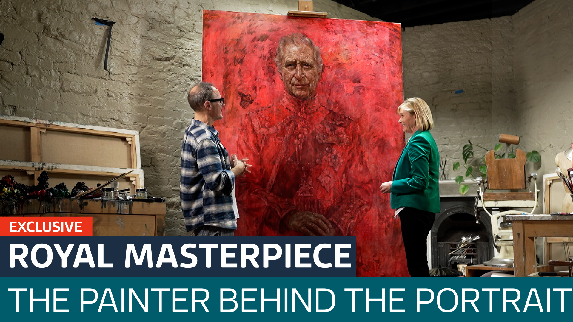 The artist behind first official portrait of the monarch explains his ...