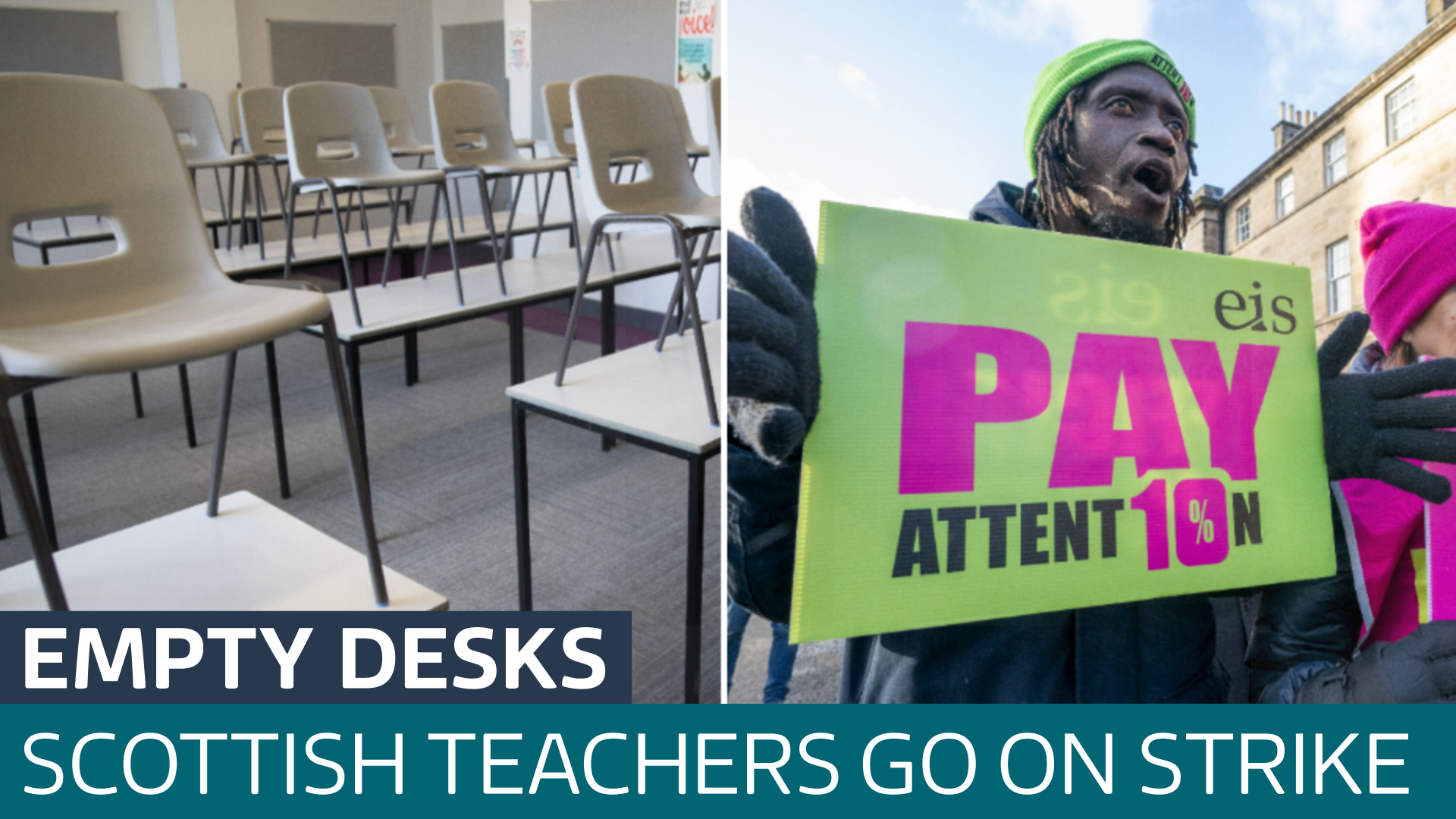 Scottish secondary school teachers walk out in a row over pay - Latest ...