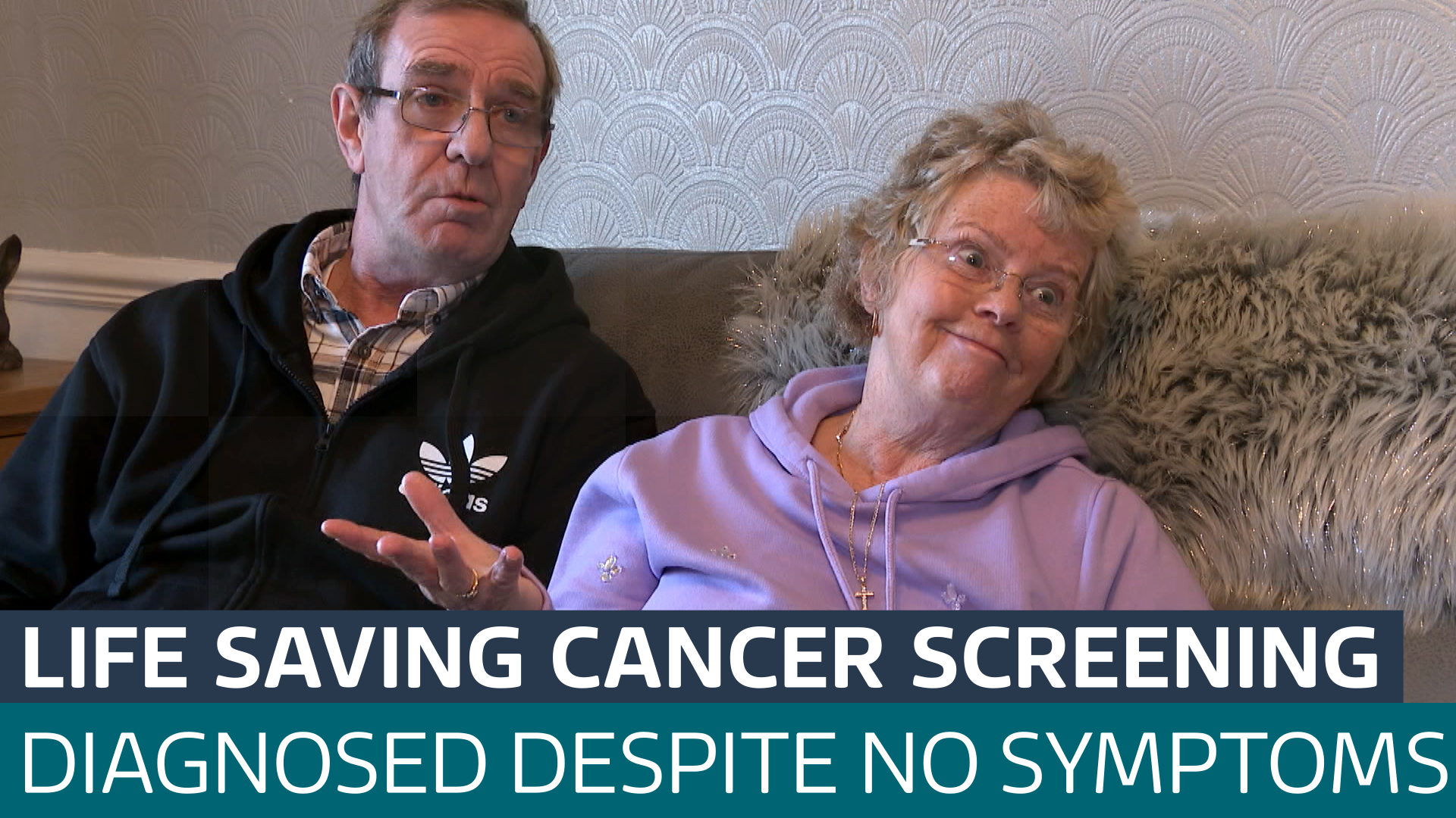 Couple praise cancer screening after they were both diagnosed months ...