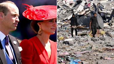 Prince and Princess of Wales express 'concern' at suffering caused by ...