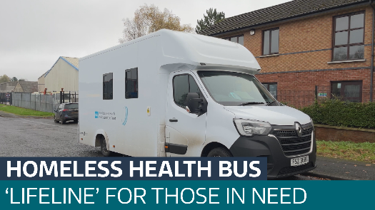Homeless health bus 'lifeline' for those in need - Latest From ITV News