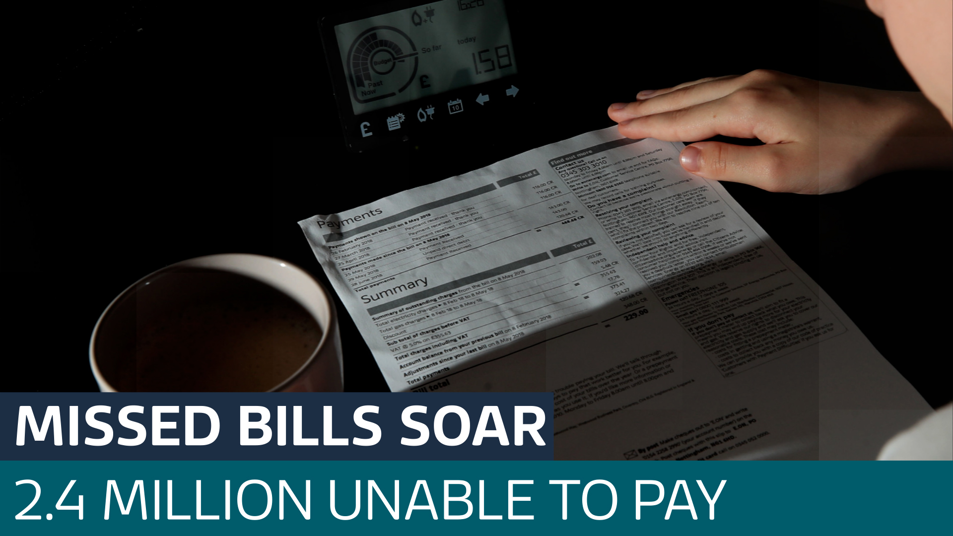 Millions unable to pay bills as those missing essential payments on the ...