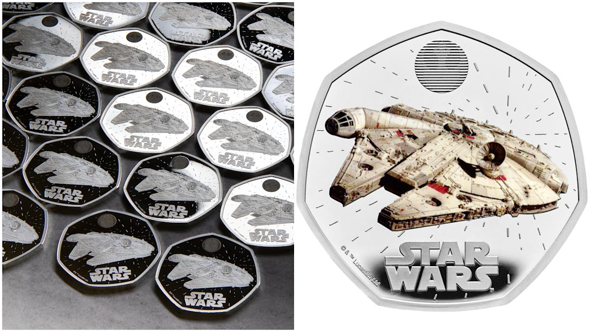 Royal Mint celebrates Star Wars with Millennium Falcon 50p coin | STV News