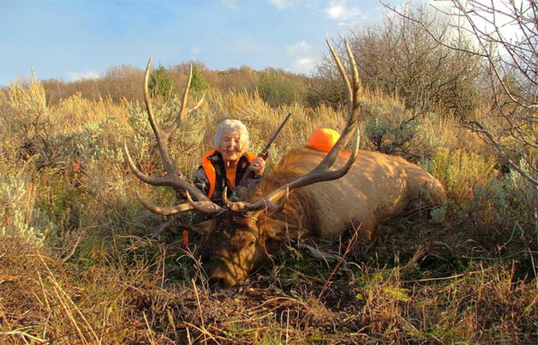 82-year-old woman harvests bull elk // GOHUNT. The Hunting Company