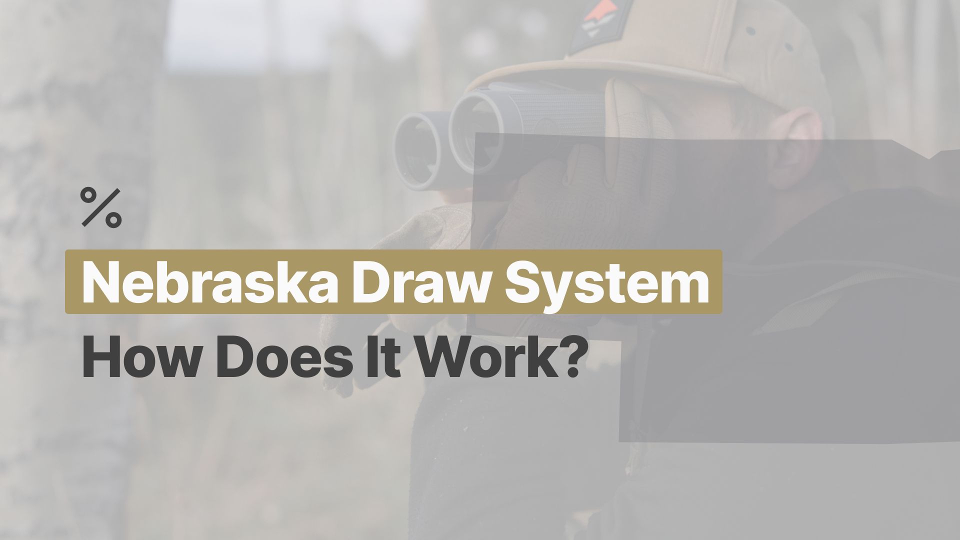 How does the Nebraska draw system work for hunts, and hunting ...