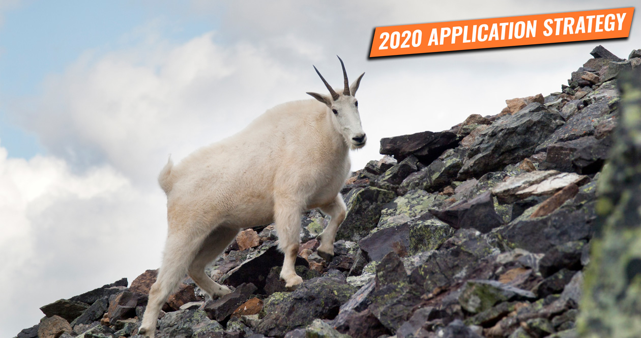 APPLICATION STRATEGY 2020: Washington bighorn sheep, moose, and mountain goat // GOHUNT. The ...