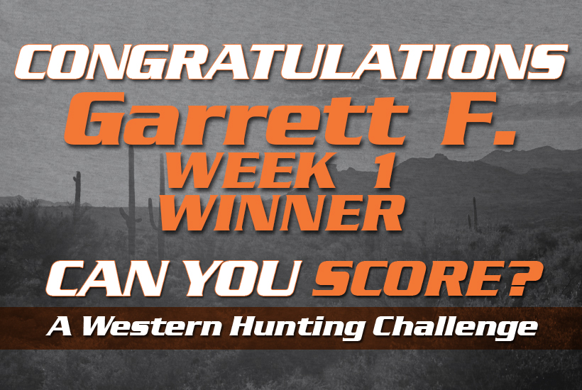 Can you score? - Week 1 winner // GOHUNT. The Hunting Company