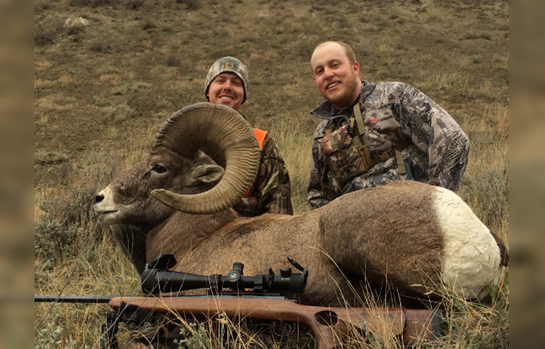 North Dakota hunter takes potential state record bighorn sheep ...