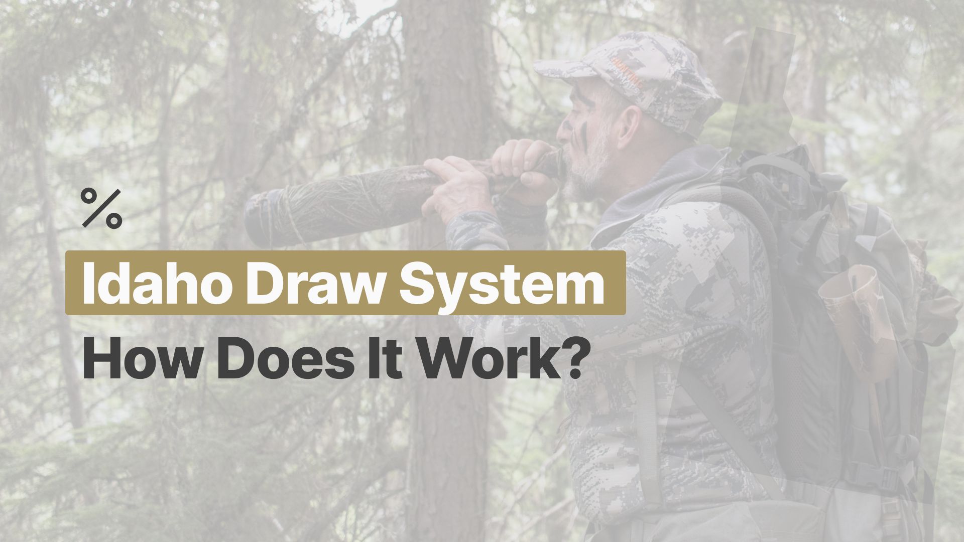 How does the Idaho draw system work for hunts, and hunting applications ...