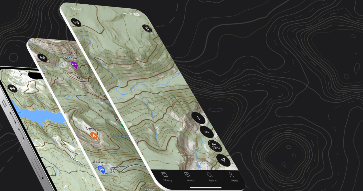 Discover hidden hunting areas with our custom topographical map ...