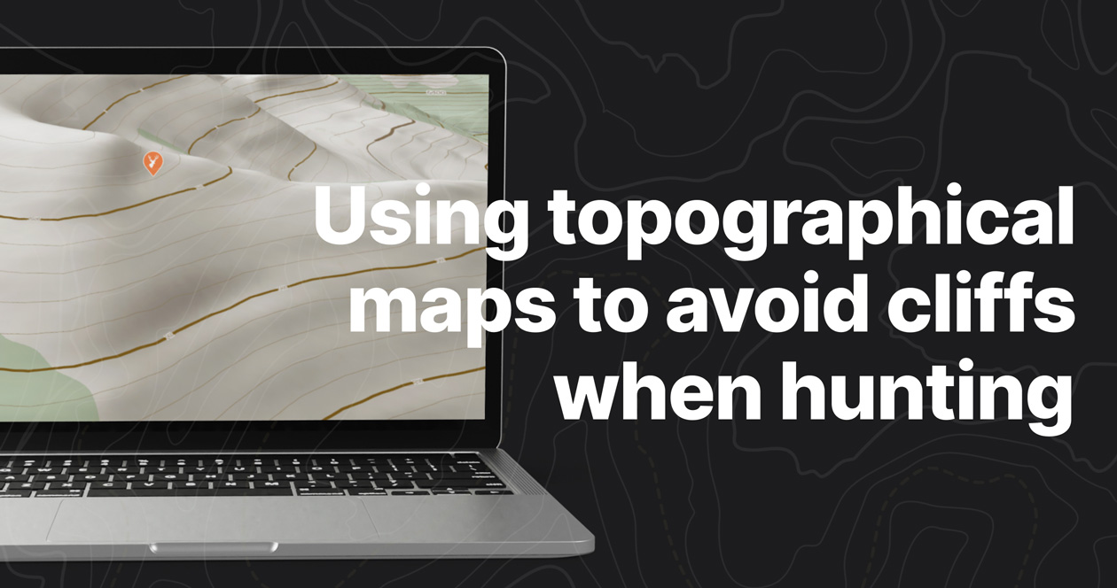 How to use a topographical map to avoid cliffs when hunting // GOHUNT ...