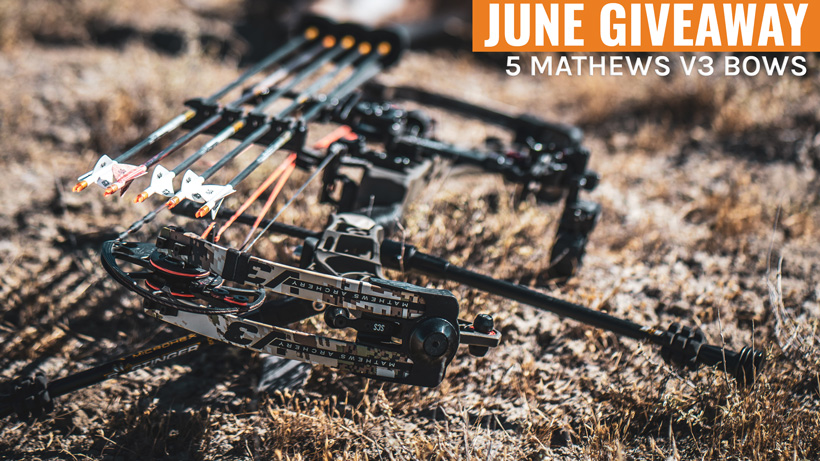 June INSIDER Giveaway: FIVE Mathews V3 Bows! // GOHUNT. The Hunting Company